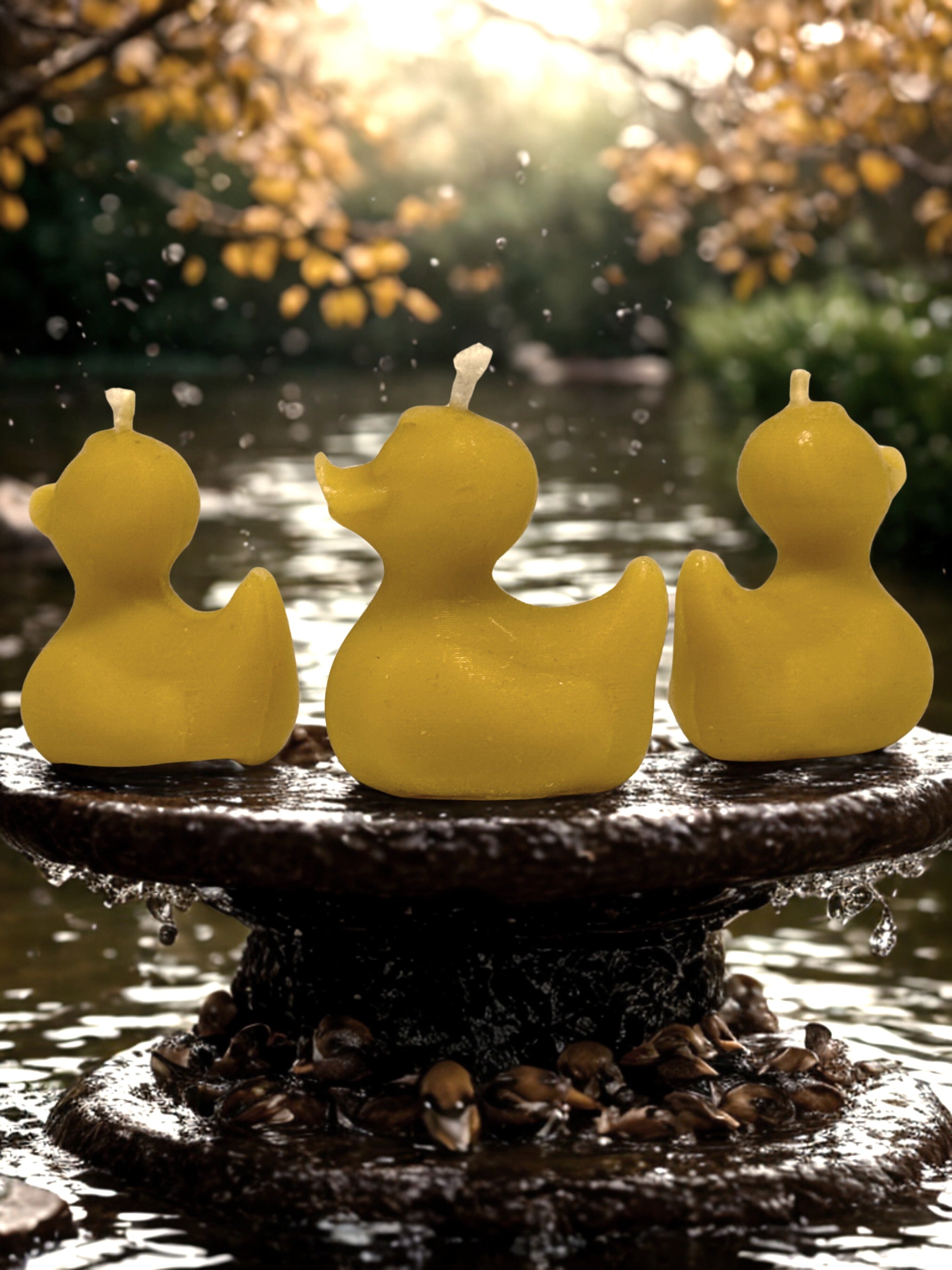 Beeswax Duckling Candle – Haskins Honey